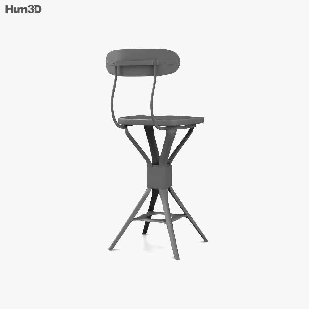 Evertaut Factory Chair 3D model - Download in MAX, OBJ, FBX, C4D