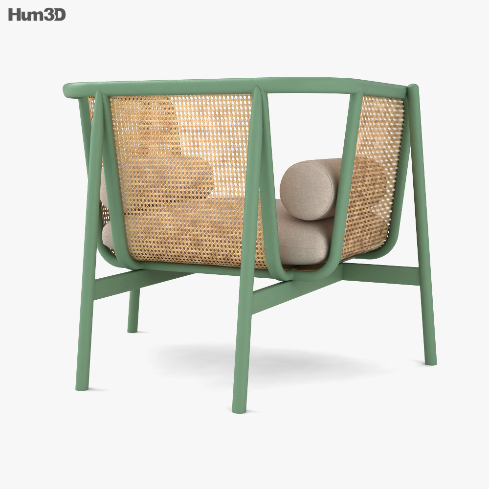 Hem Lounge chair 3D model - Download in MAX, OBJ, FBX, C4D