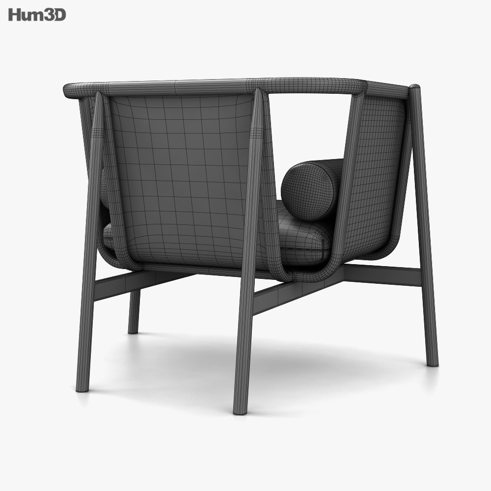 Hem Lounge chair 3D model - Download in MAX, OBJ, FBX, C4D