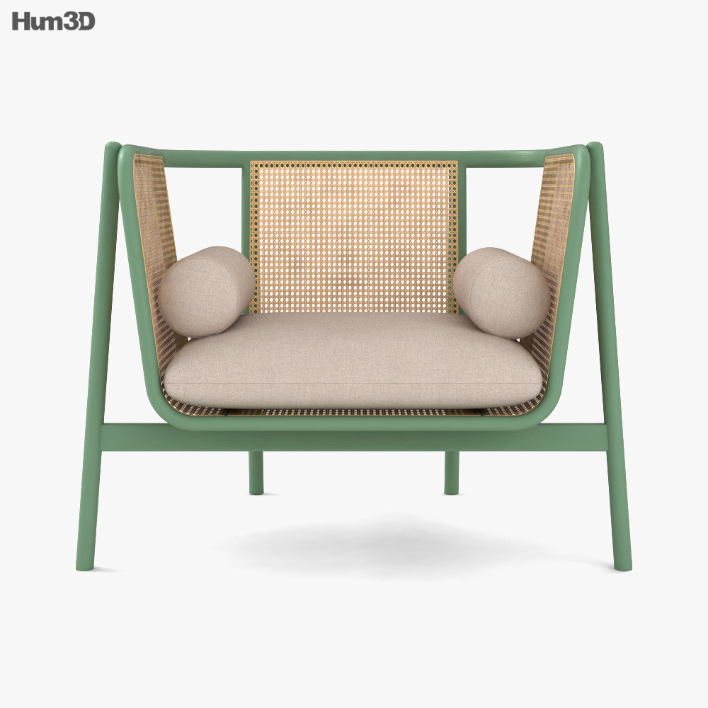 Hem Lounge chair 3D model - Download in MAX, OBJ, FBX, C4D