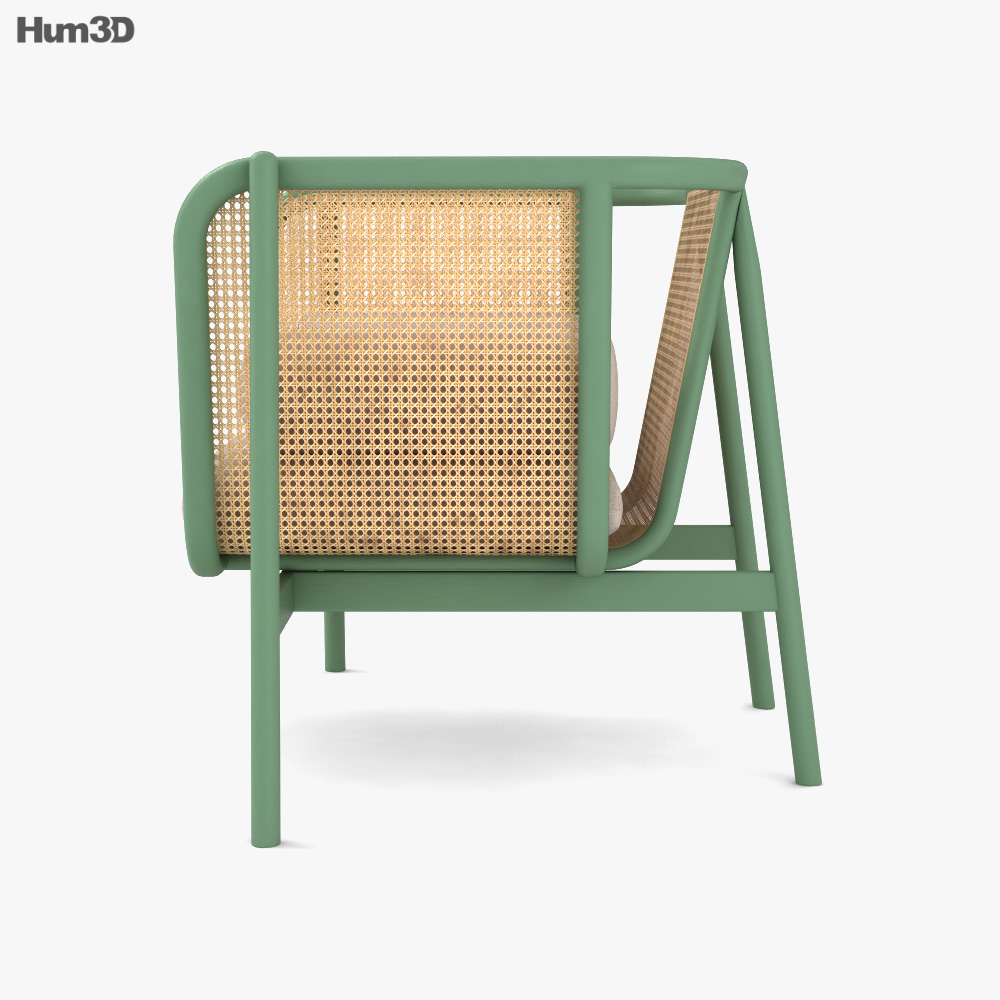 Hem Lounge chair 3D model - Download in MAX, OBJ, FBX, C4D