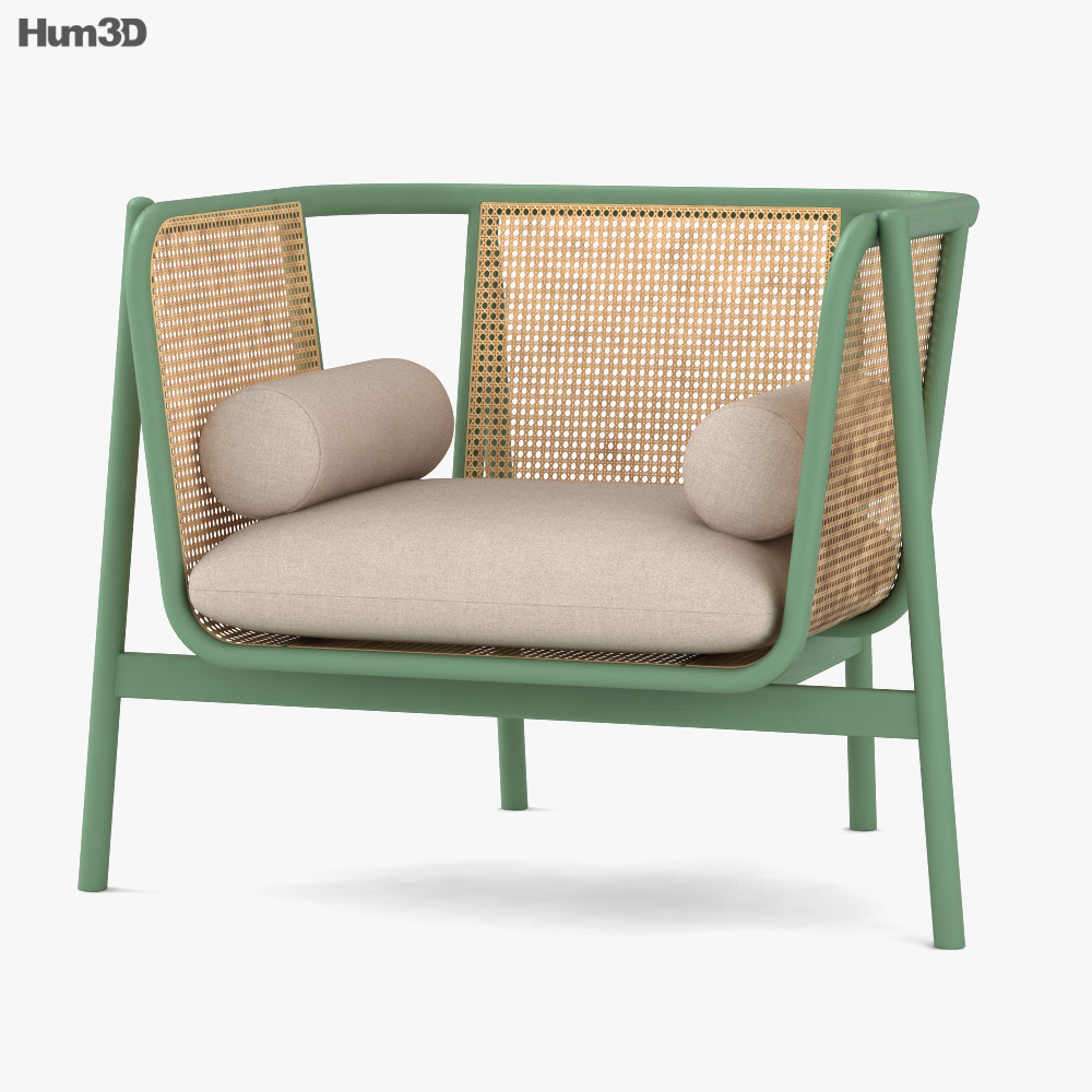 Hem Lounge chair 3D model - Download in MAX, OBJ, FBX, C4D