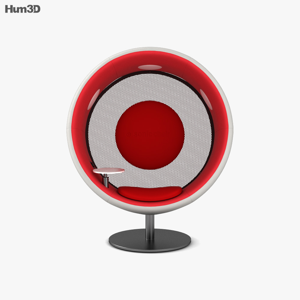 Sonic Chair 3D model - Download in MAX, OBJ, FBX, C4D