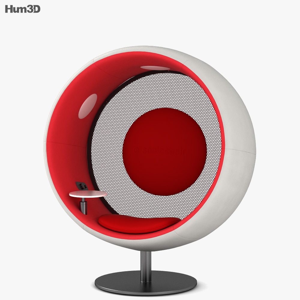 Sonic Chair 3D model - Download in MAX, OBJ, FBX, C4D