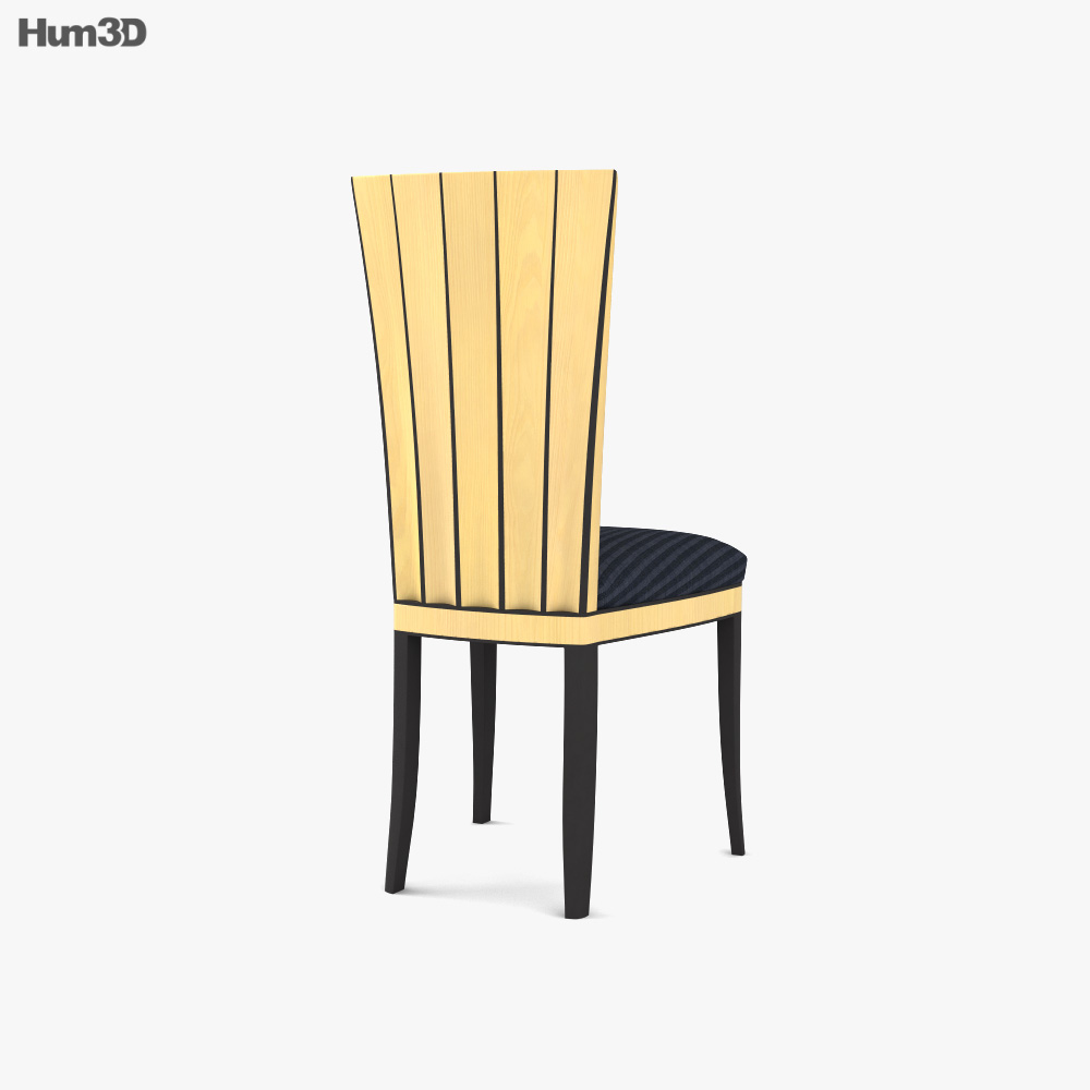 Eliel Saarinen Finnish Cranbrook Dining chair 3D model - Download in ...