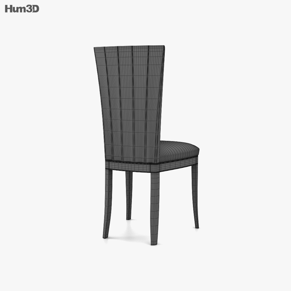 Eliel Saarinen Finnish Cranbrook Dining chair 3D model - Download in ...