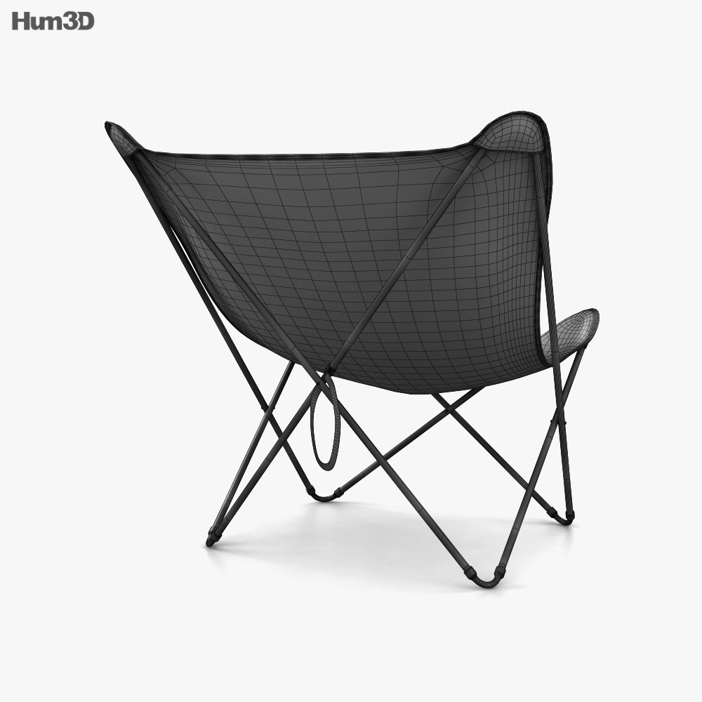 Lafuma Pop Up Chair 3D model - Download in MAX, OBJ, FBX, C4D