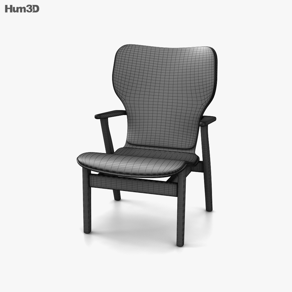 Domus Lounge chair 3D model - Download in MAX, OBJ, FBX, C4D