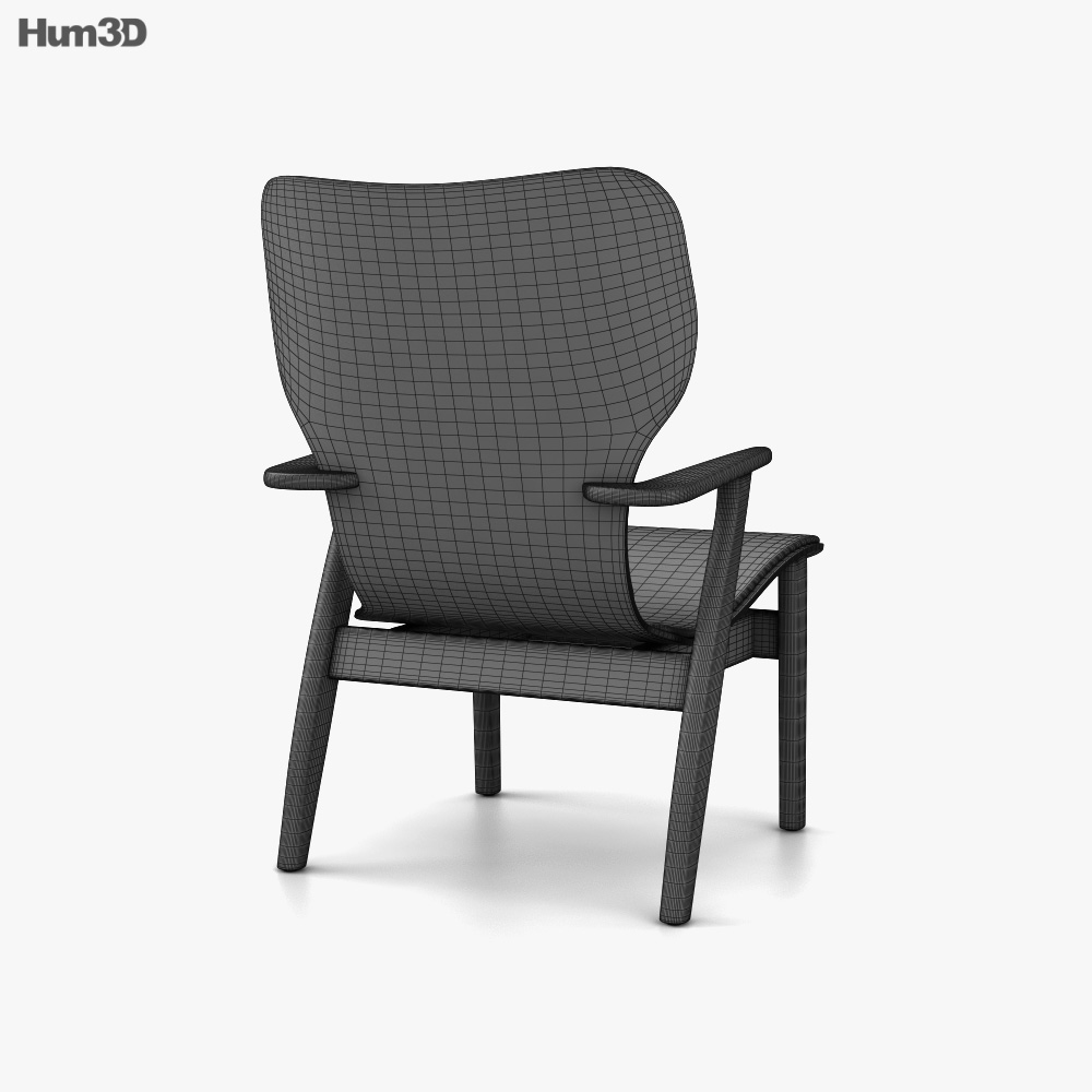Domus Lounge chair 3D model - Download in MAX, OBJ, FBX, C4D