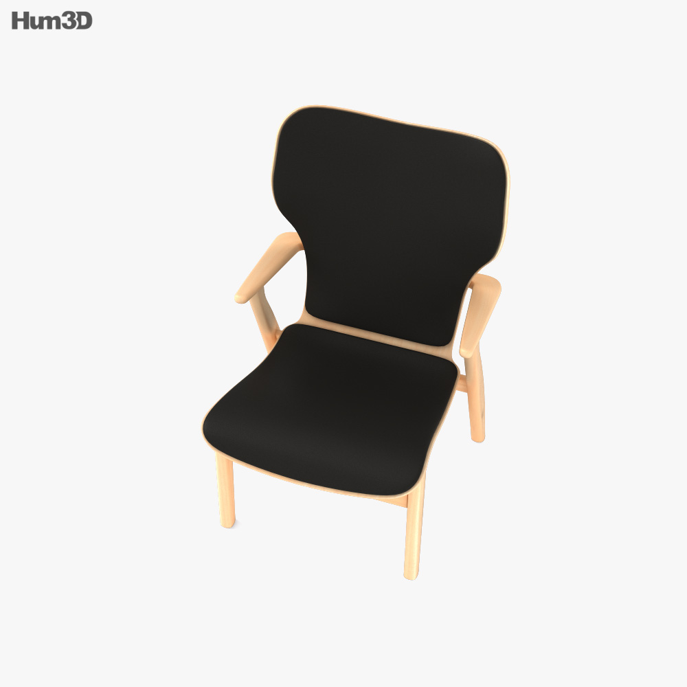 Domus Lounge chair 3D model - Download in MAX, OBJ, FBX, C4D