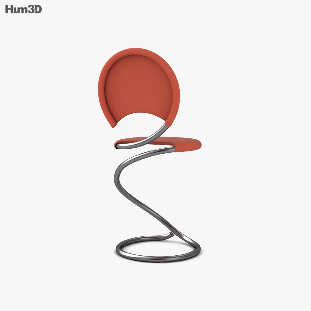 Poul Henningsen Snake Chair 3D model - Download in MAX, OBJ, FBX, C4D