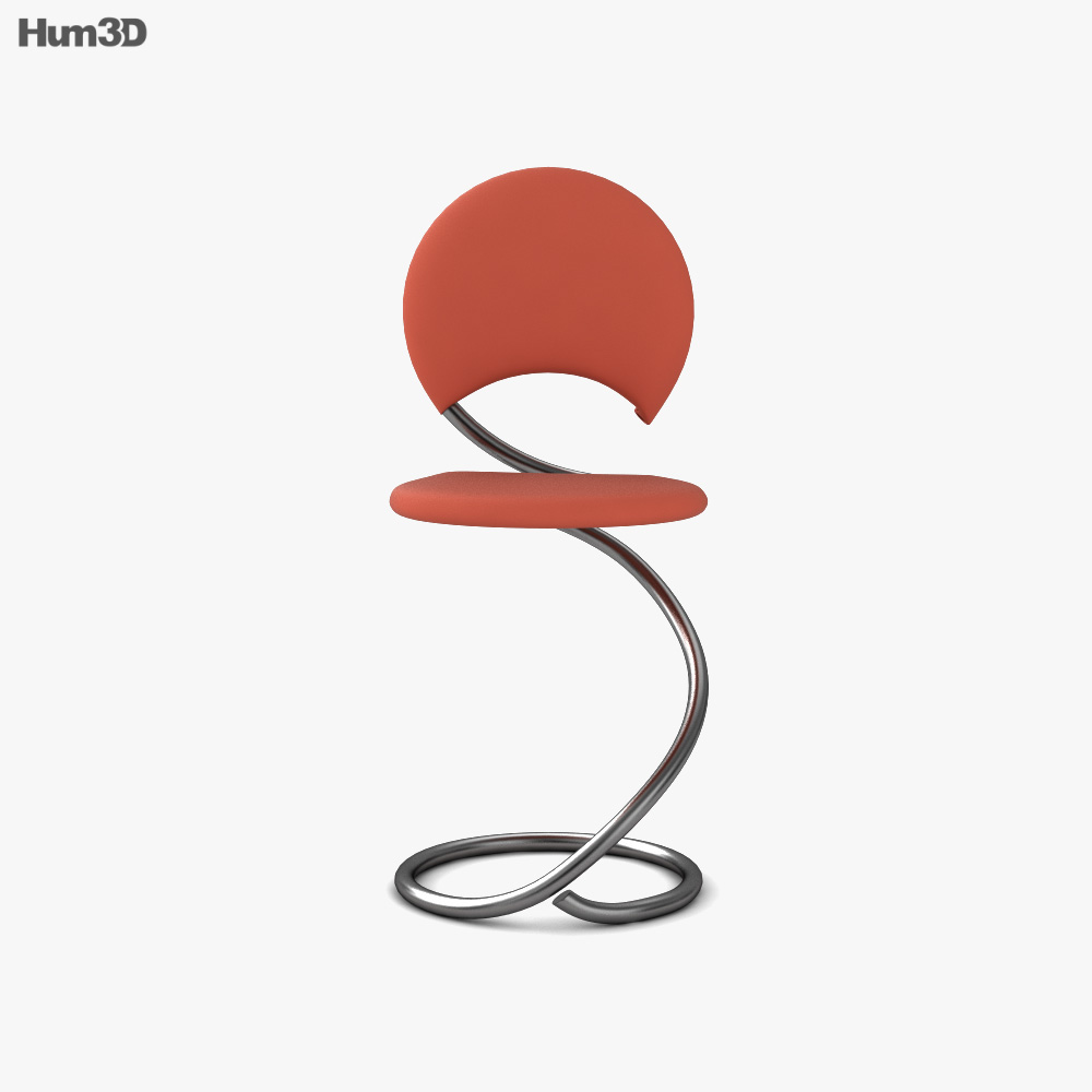 Poul Henningsen Snake Chair 3D model - Download in MAX, OBJ, FBX, C4D