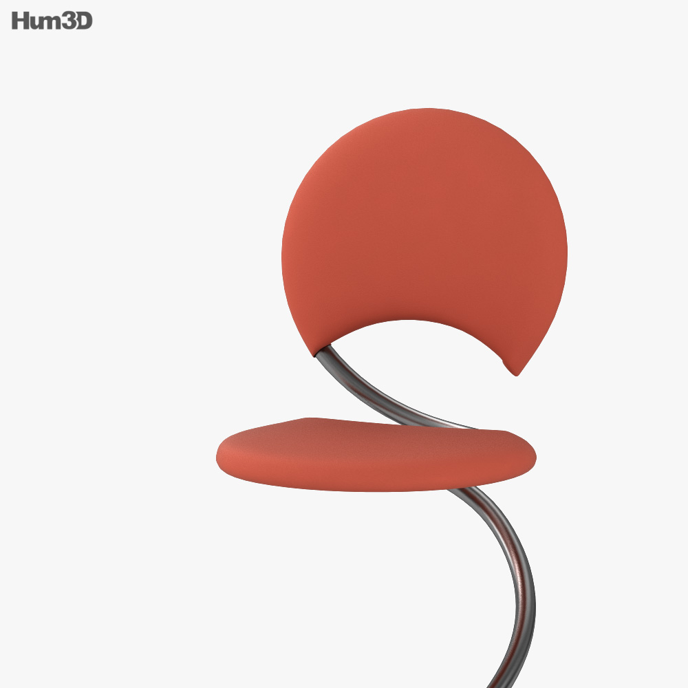 Poul Henningsen Snake Chair 3D model - Download in MAX, OBJ, FBX, C4D