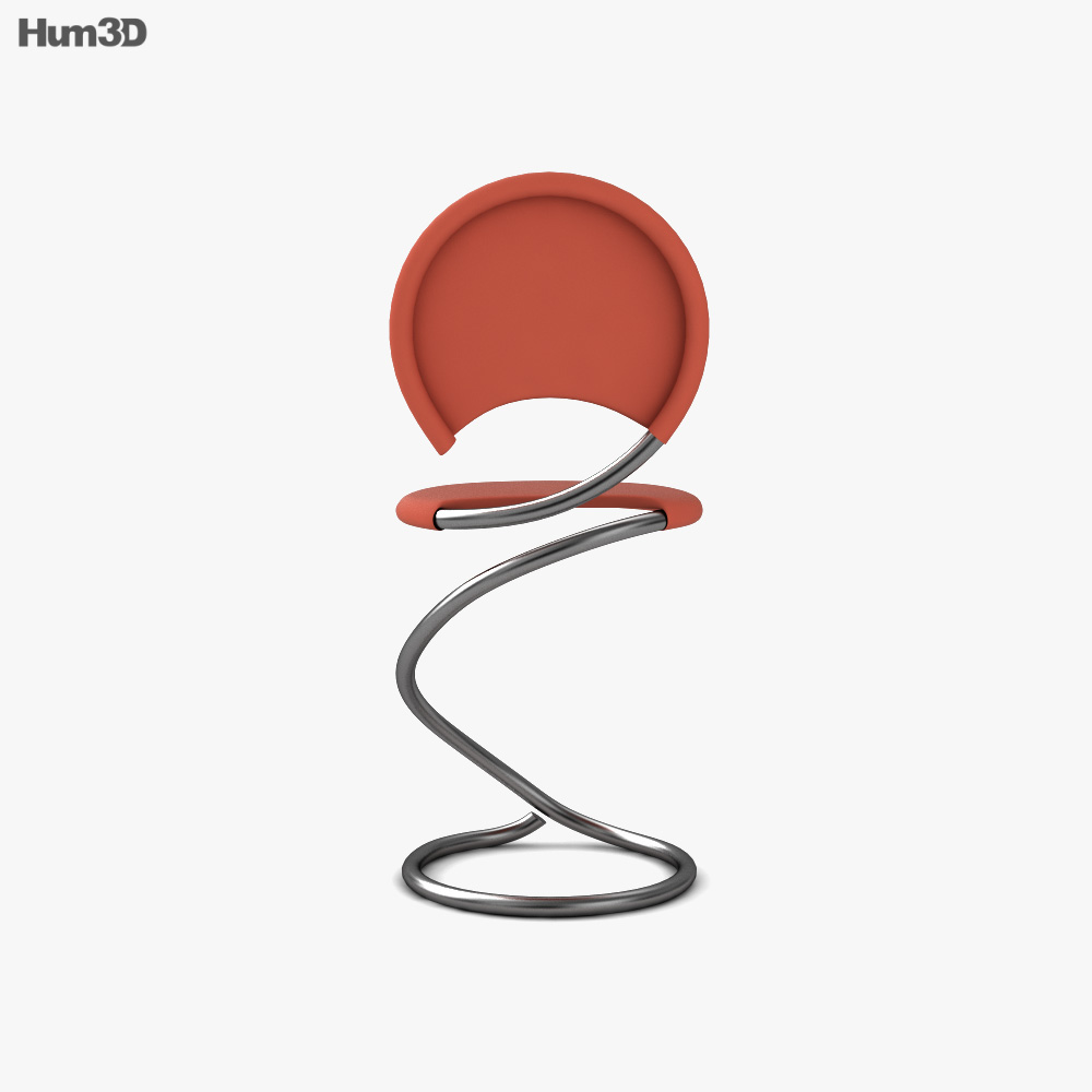 Poul Henningsen Snake Chair 3D model - Download in MAX, OBJ, FBX, C4D