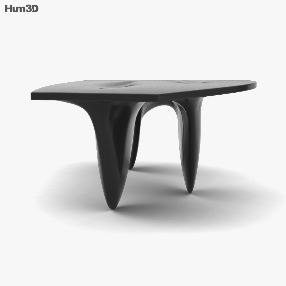 Zaha Hadid Aqua Table 3D model - Download in MAX, OBJ, FBX, C4D