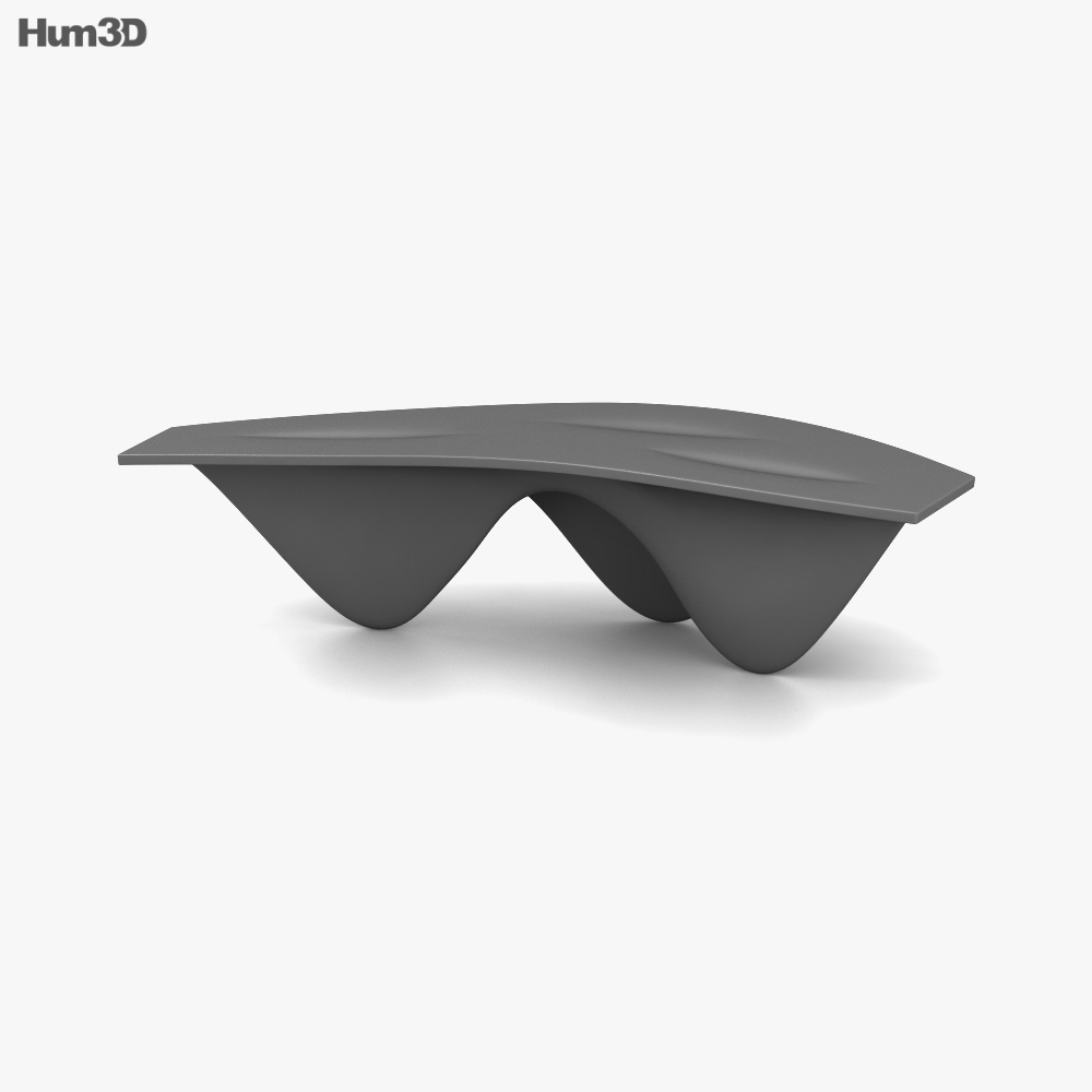 Zaha Hadid Aqua Table 3D model - Download in MAX, OBJ, FBX, C4D