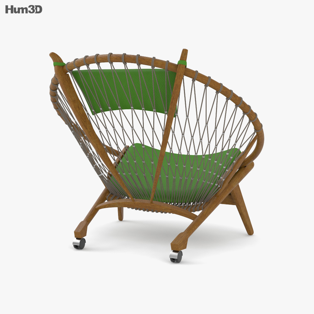 PP130 Circle chair 3D model - Download in MAX, OBJ, FBX, C4D