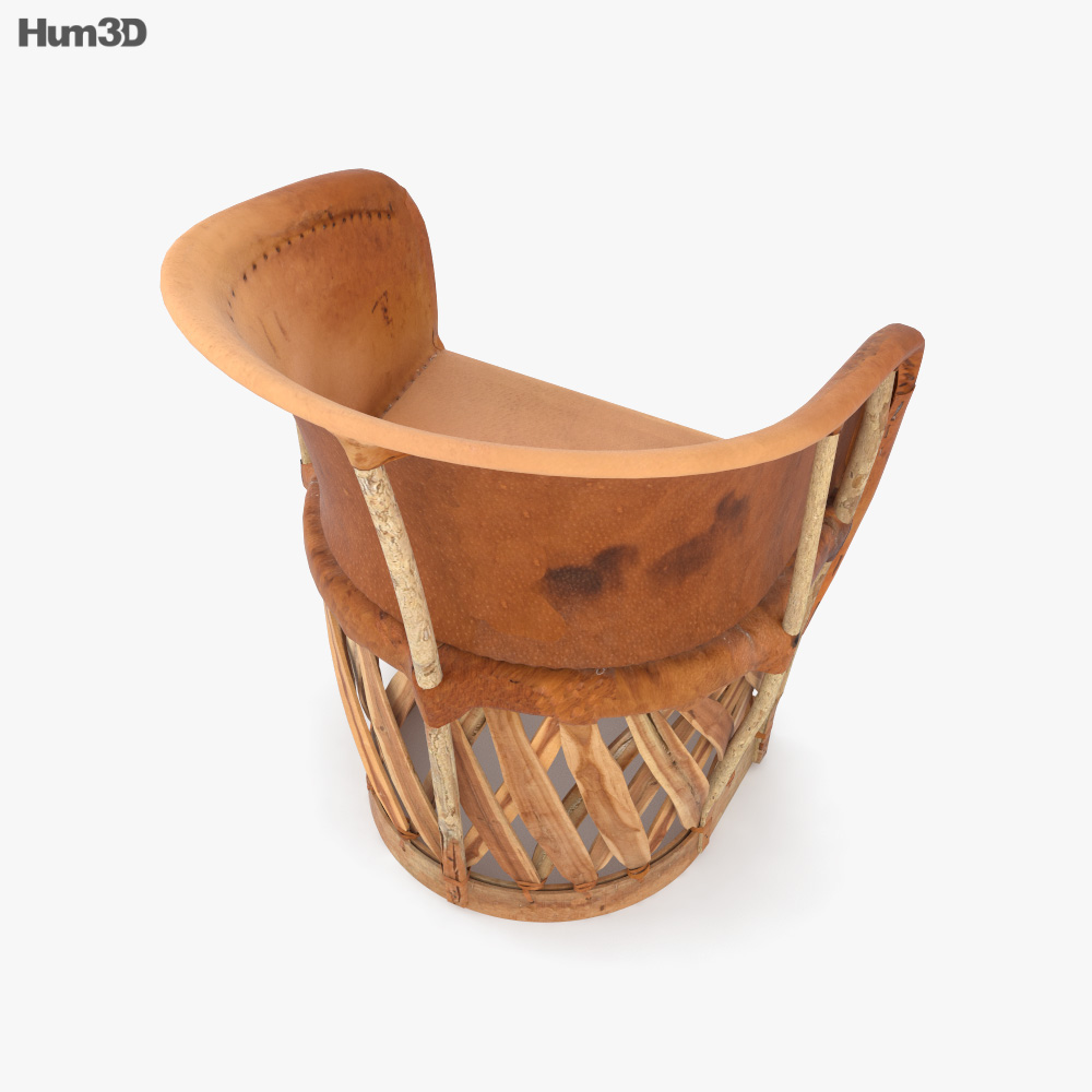 Equipale Chair 3D model - Download in MAX, OBJ, FBX, C4D