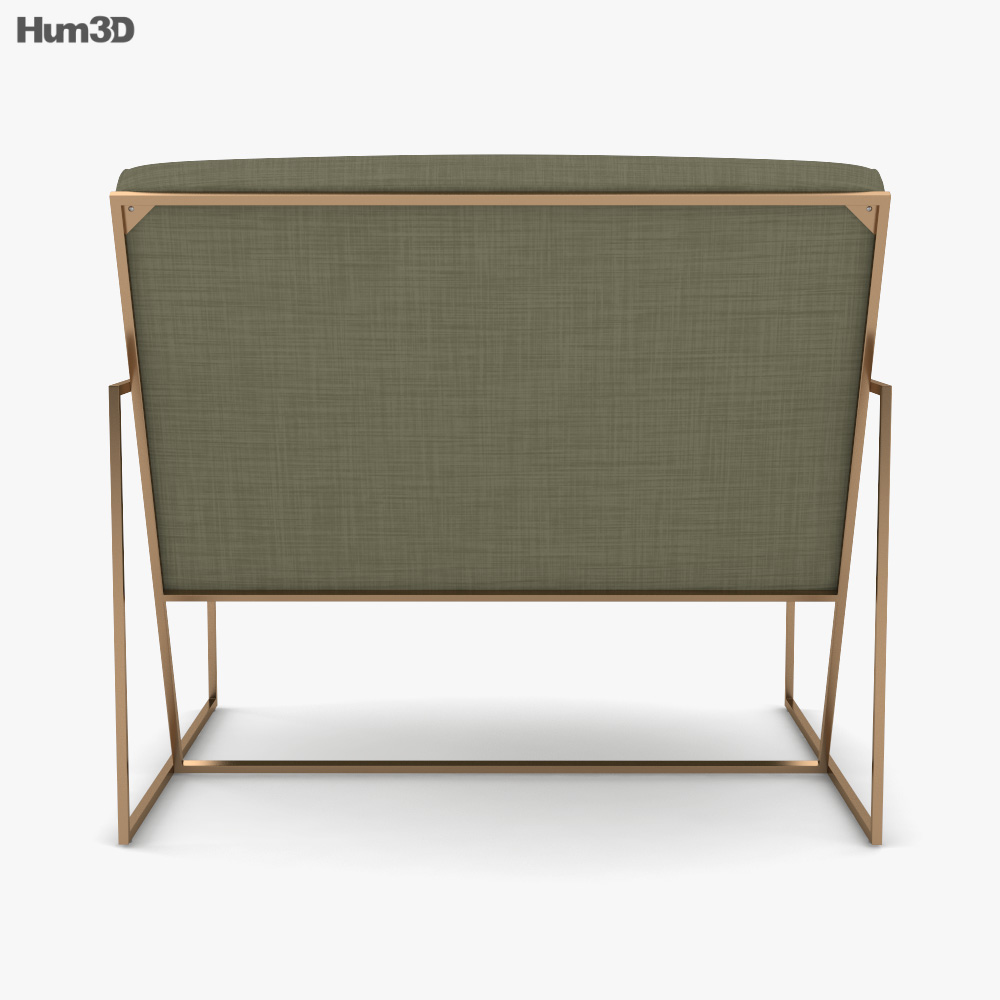 Thin Frame Lounge chair 3D model - Download in MAX, OBJ, FBX, C4D