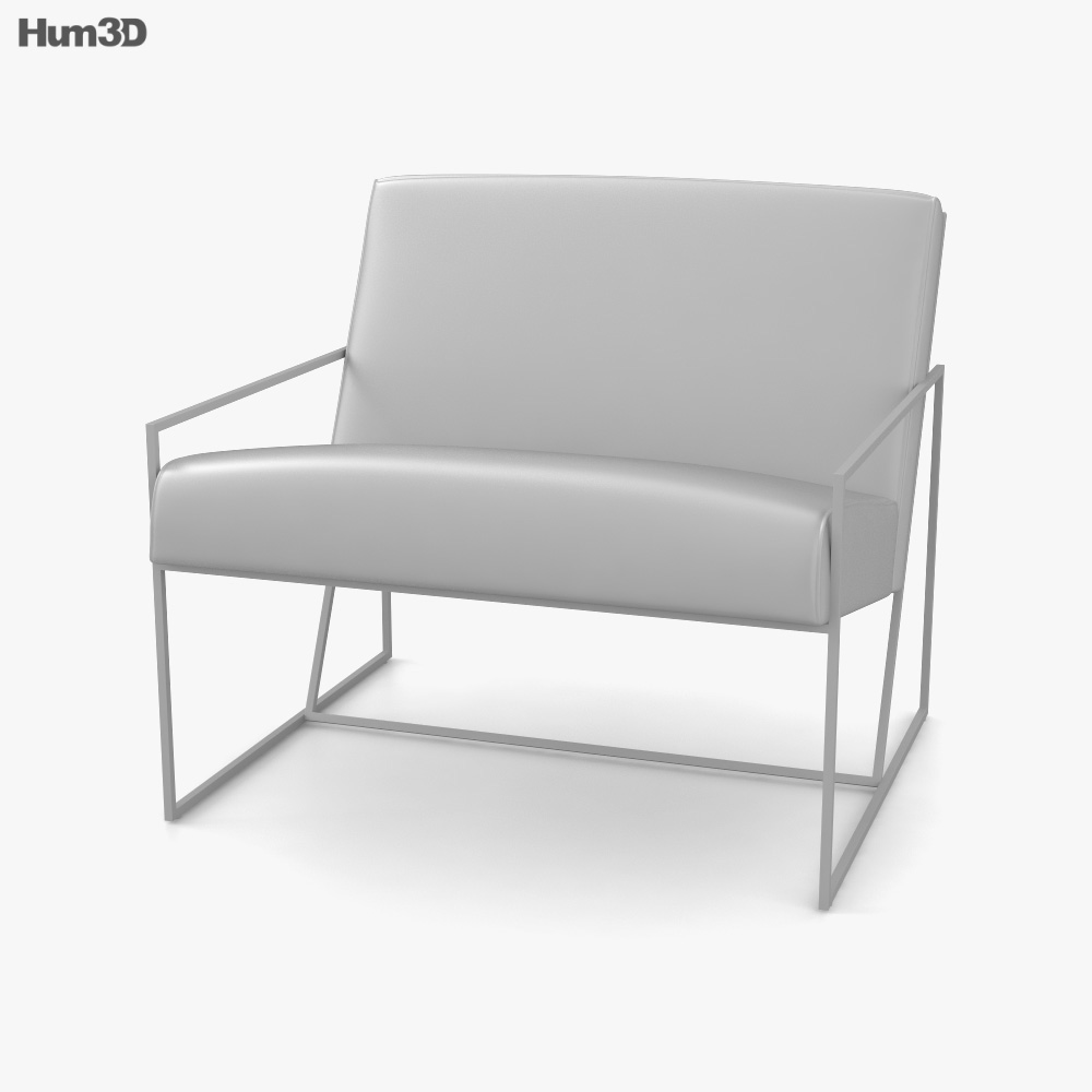 Thin Frame Lounge chair 3D model - Download in MAX, OBJ, FBX, C4D