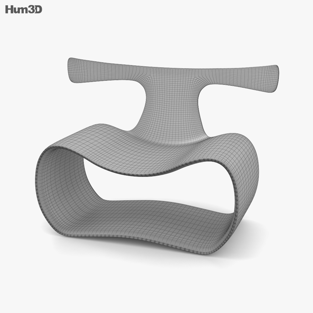 Patrick Naggar Amalfi Outdoor Chair 3D model - Download in MAX, OBJ ...