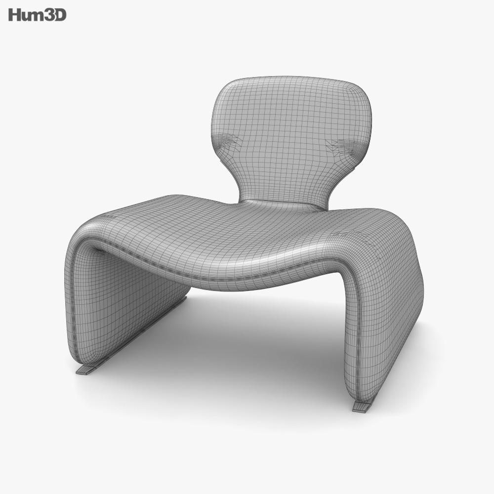 Djinn Chair 3D model - Download in MAX, OBJ, FBX, C4D