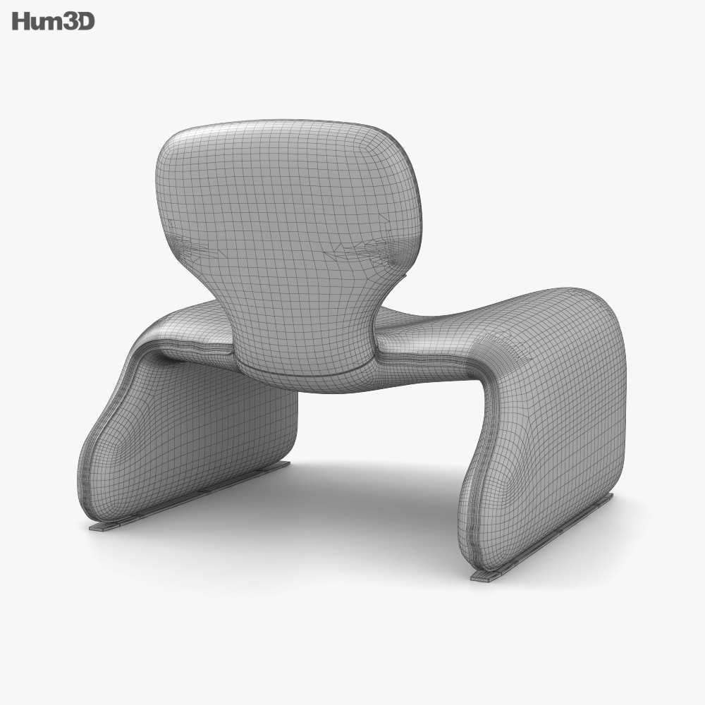 Djinn Chair 3D model - Download in MAX, OBJ, FBX, C4D