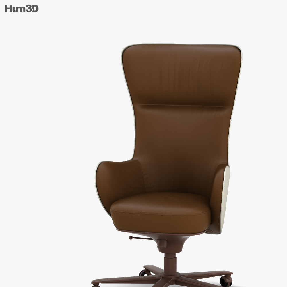 Giorgetti Genius Armchair 3D model - Download in MAX, OBJ, FBX, C4D