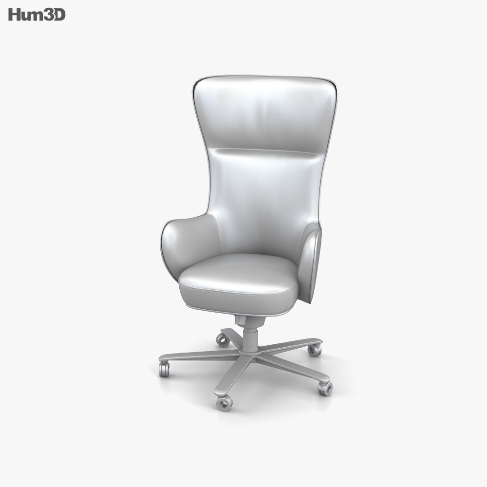 Giorgetti Genius Armchair 3D model - Download in MAX, OBJ, FBX, C4D