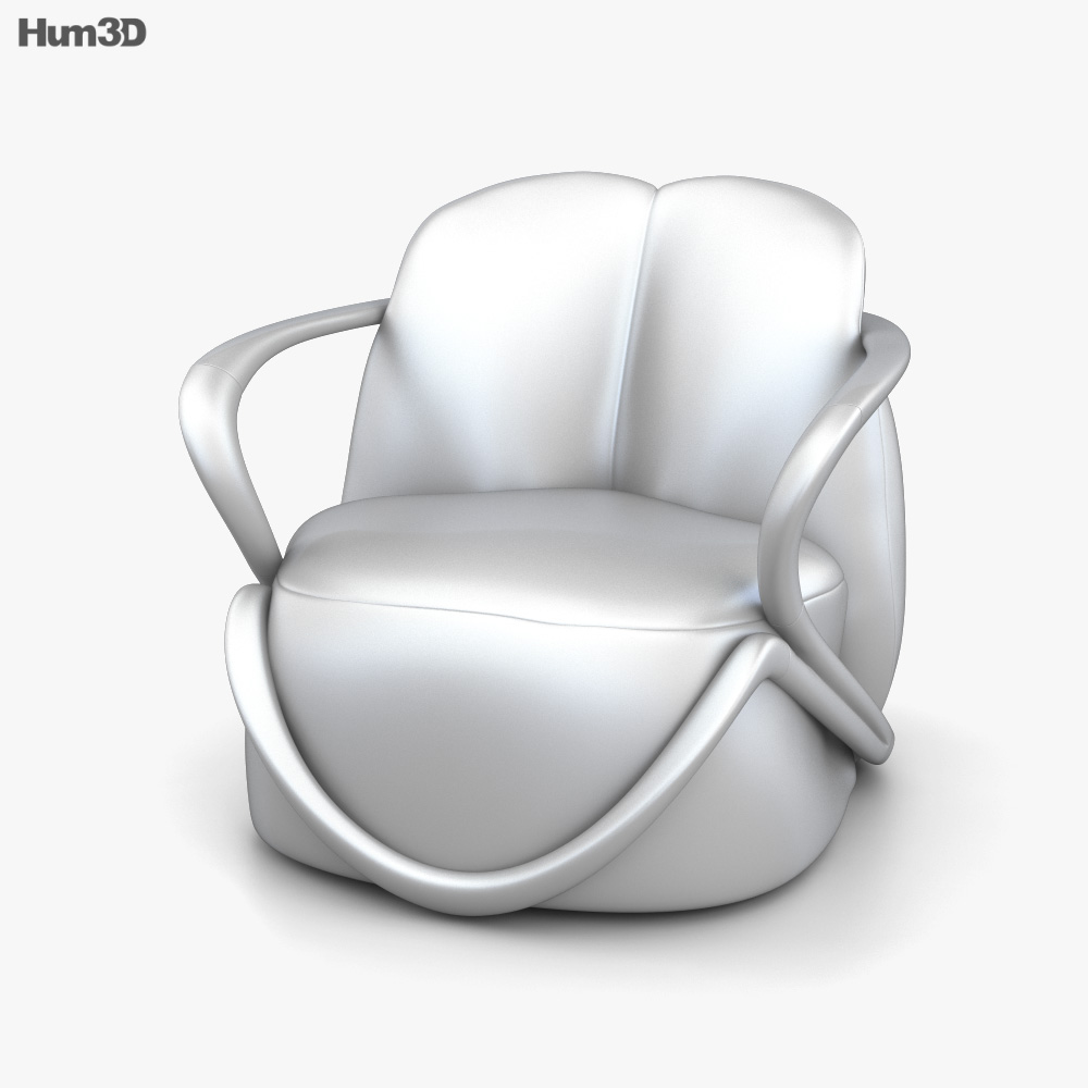 Giorgetti Hug Armchair 3D model - Download in MAX, OBJ, FBX, C4D