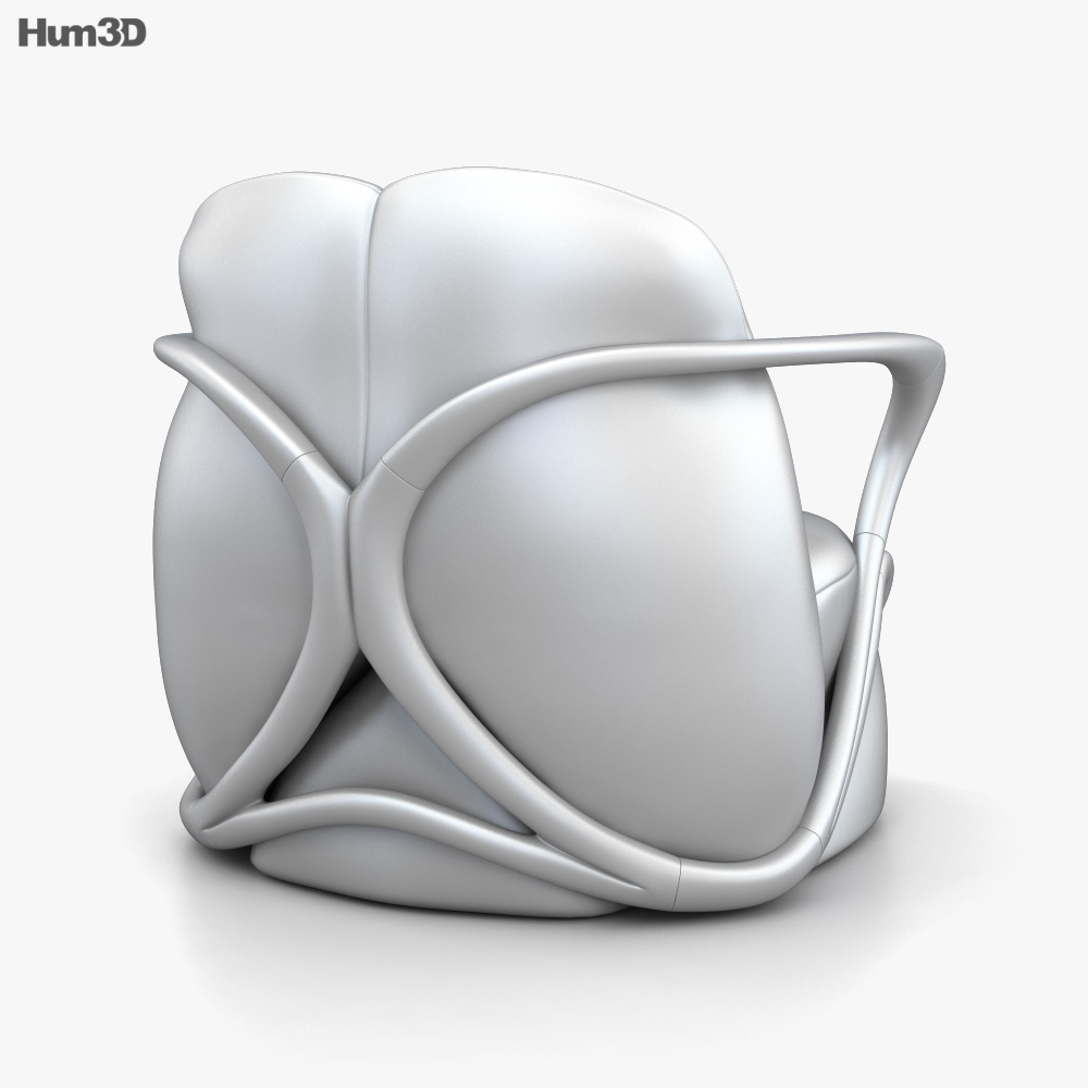 Giorgetti Hug Armchair 3D model - Download in MAX, OBJ, FBX, C4D