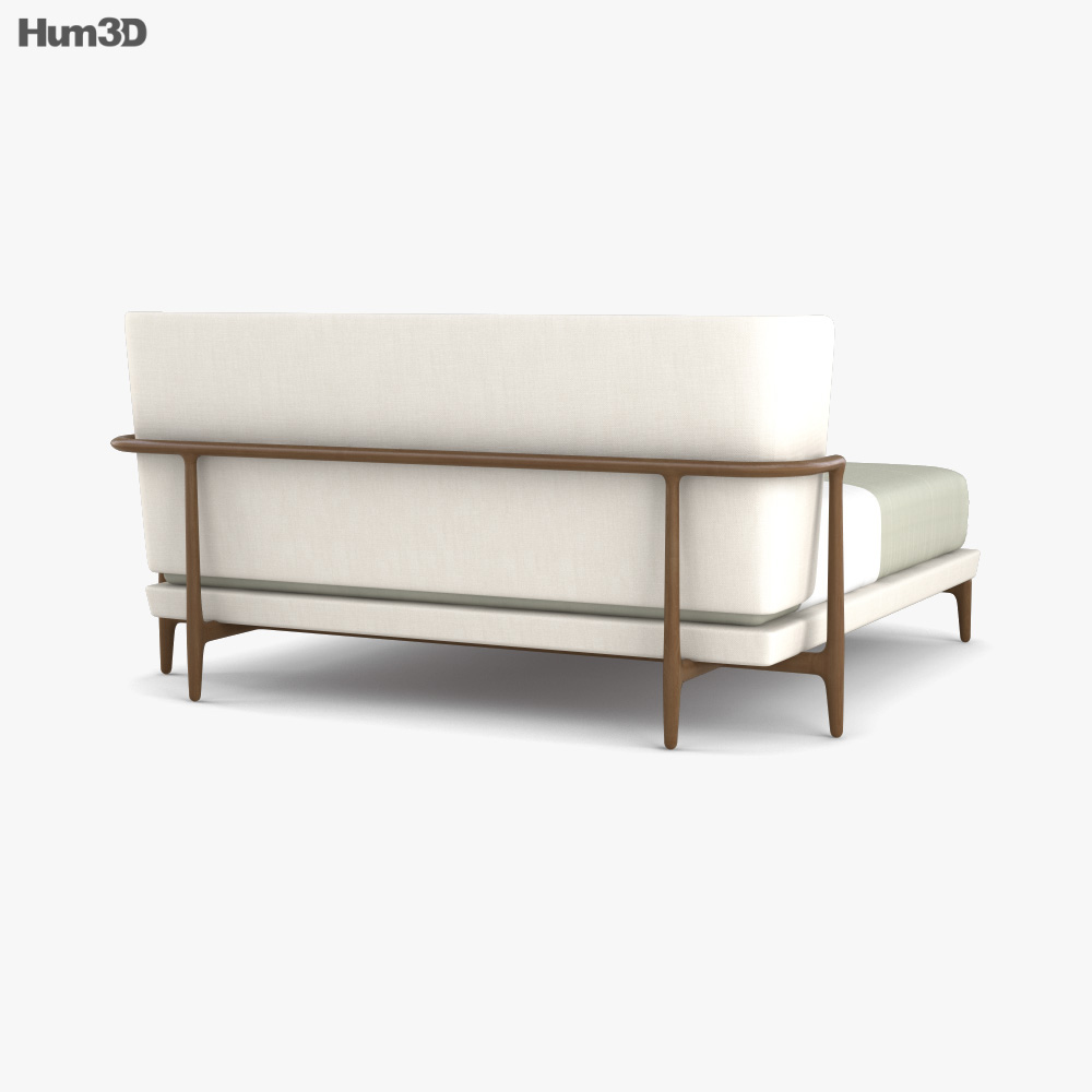 Giorgetti Pegaso Bed 3D model - Download in MAX, OBJ, FBX, C4D