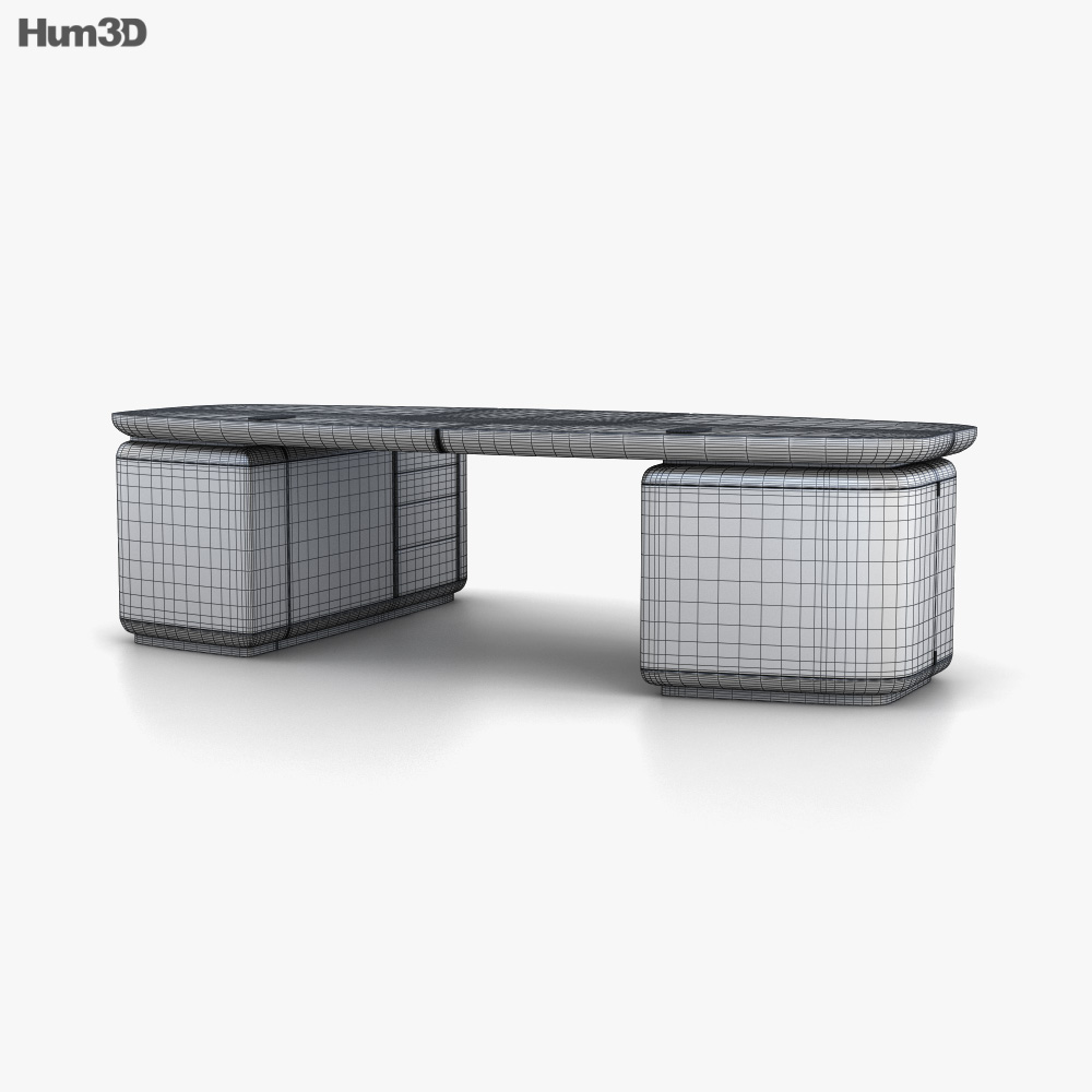 Giorgetti Tycoon Table 3D model - Download in MAX, OBJ, FBX, C4D