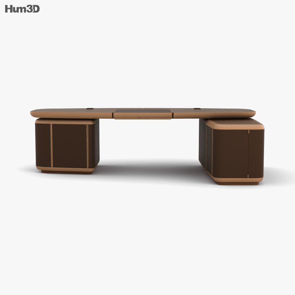Giorgetti Tycoon Table 3D model - Download in MAX, OBJ, FBX, C4D