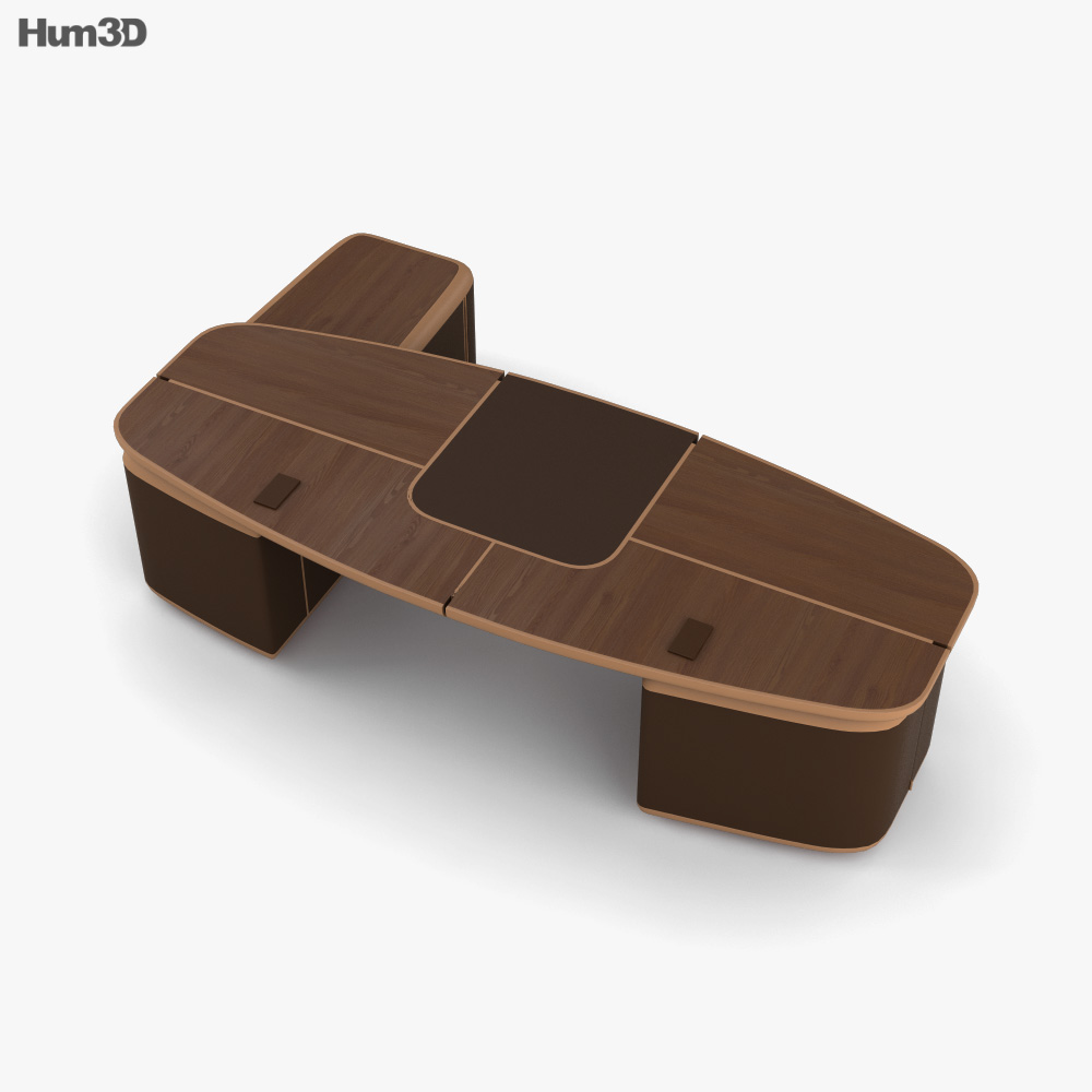 Giorgetti Tycoon Table 3D model - Download in MAX, OBJ, FBX, C4D