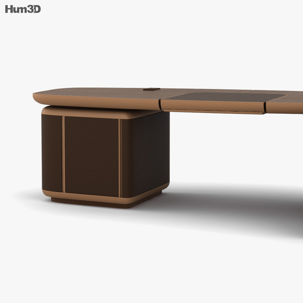 Giorgetti Tycoon Table 3D model - Download in MAX, OBJ, FBX, C4D