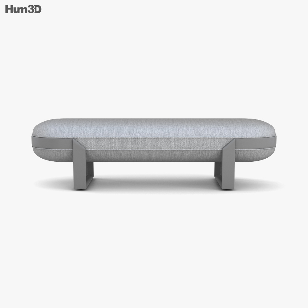 Giorgetti Shirley Bench 3D model - Download in MAX, OBJ, FBX, C4D