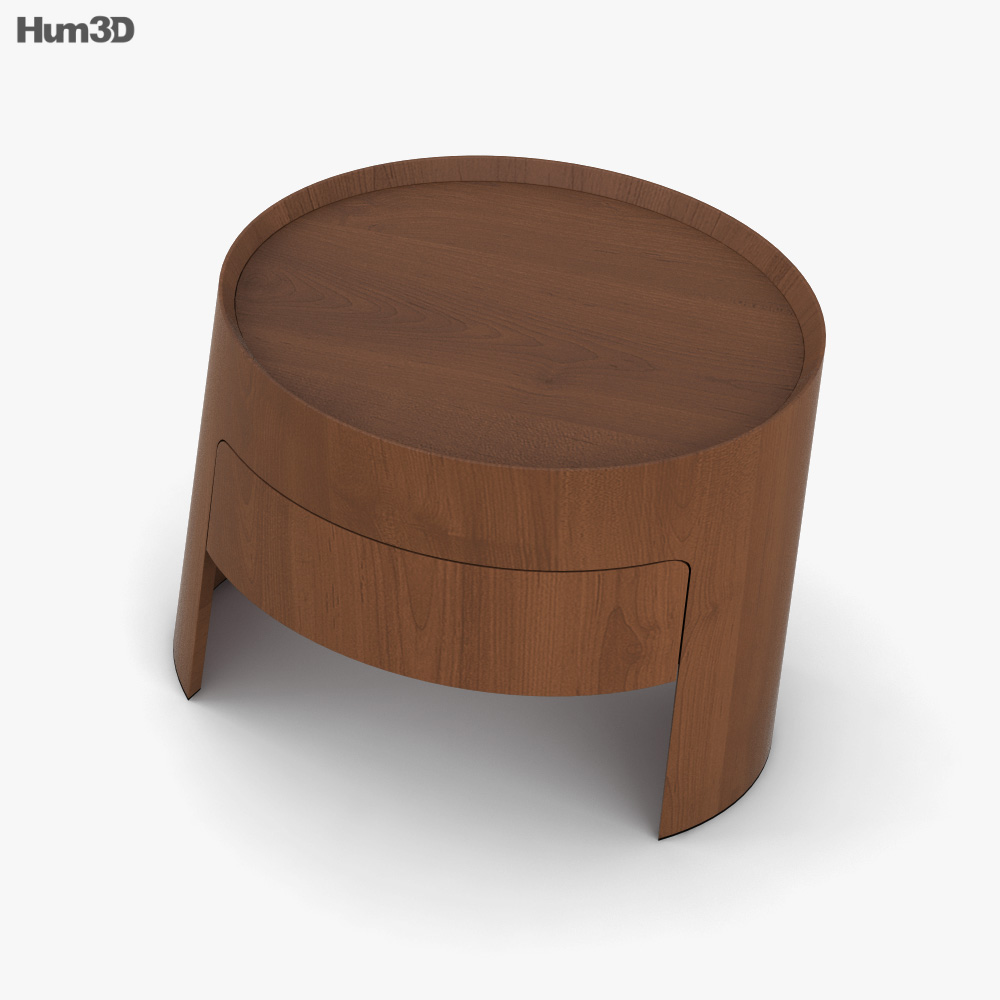Giorgetti Morfeo Bedside table 3D model - Download in MAX, OBJ, FBX, C4D