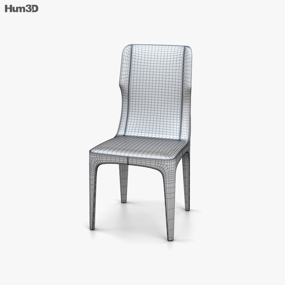 Giorgetti Tiche Chair 3D model - Download in MAX, OBJ, FBX, C4D