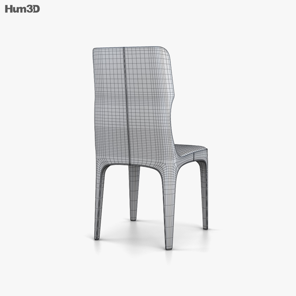 Giorgetti Tiche Chair 3D model - Download in MAX, OBJ, FBX, C4D
