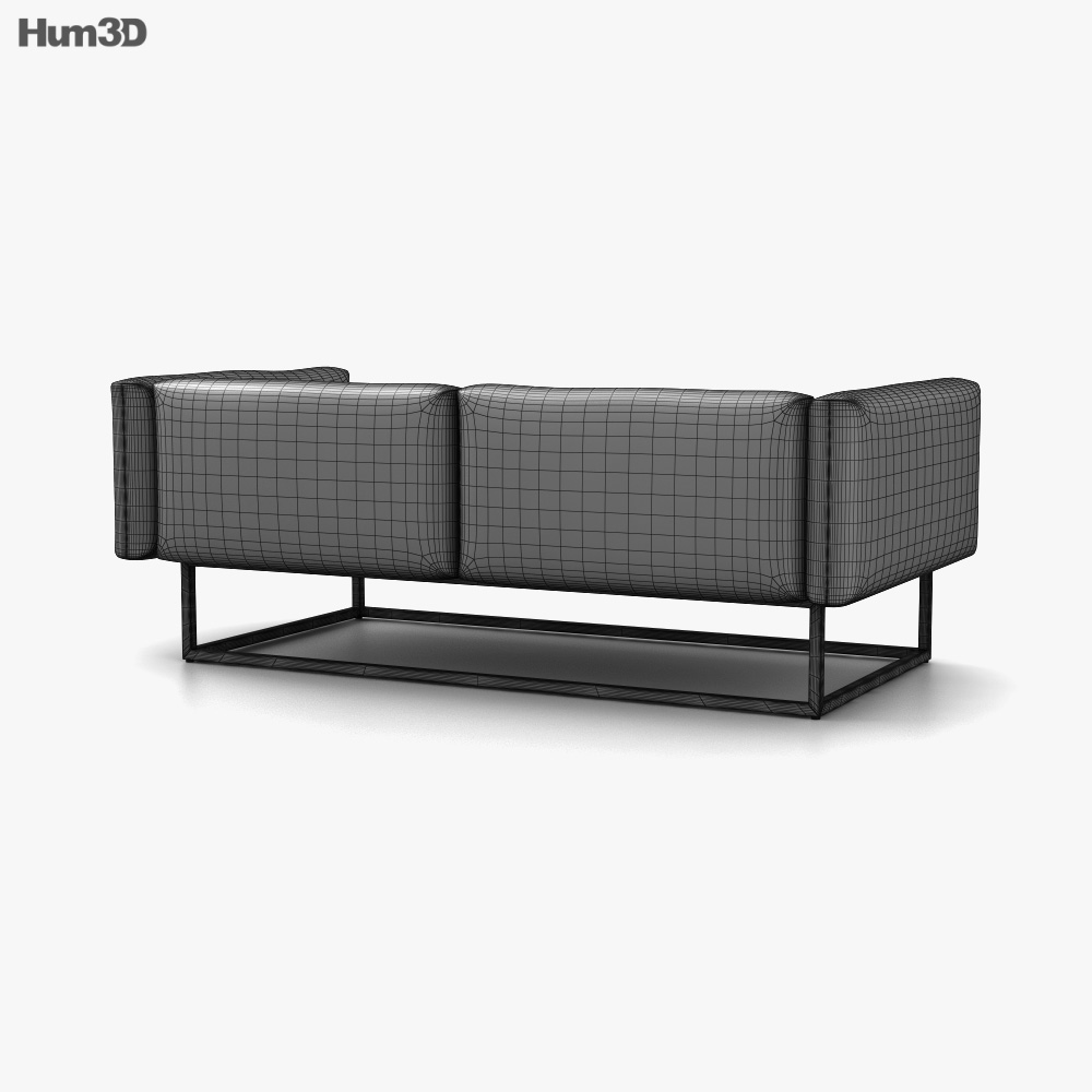 Gloster Cloud Sofa 3D model - Download in MAX, OBJ, FBX, C4D