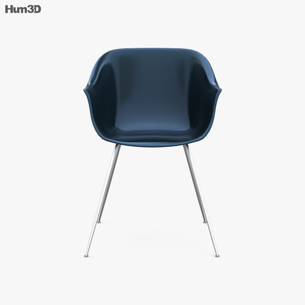 Gubi Bat Dining chair 3D model - Download in MAX, OBJ, FBX, C4D