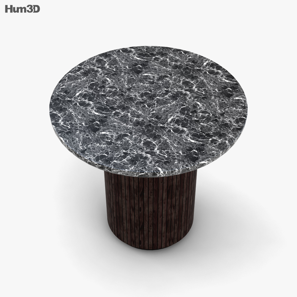 Gubi Moon Lounge Table 3D model - Download in MAX, OBJ, FBX, C4D