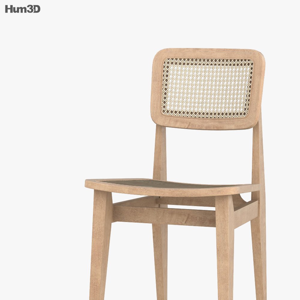 Gubi C-chair Dining chair 3D model - Download in MAX, OBJ, FBX, C4D