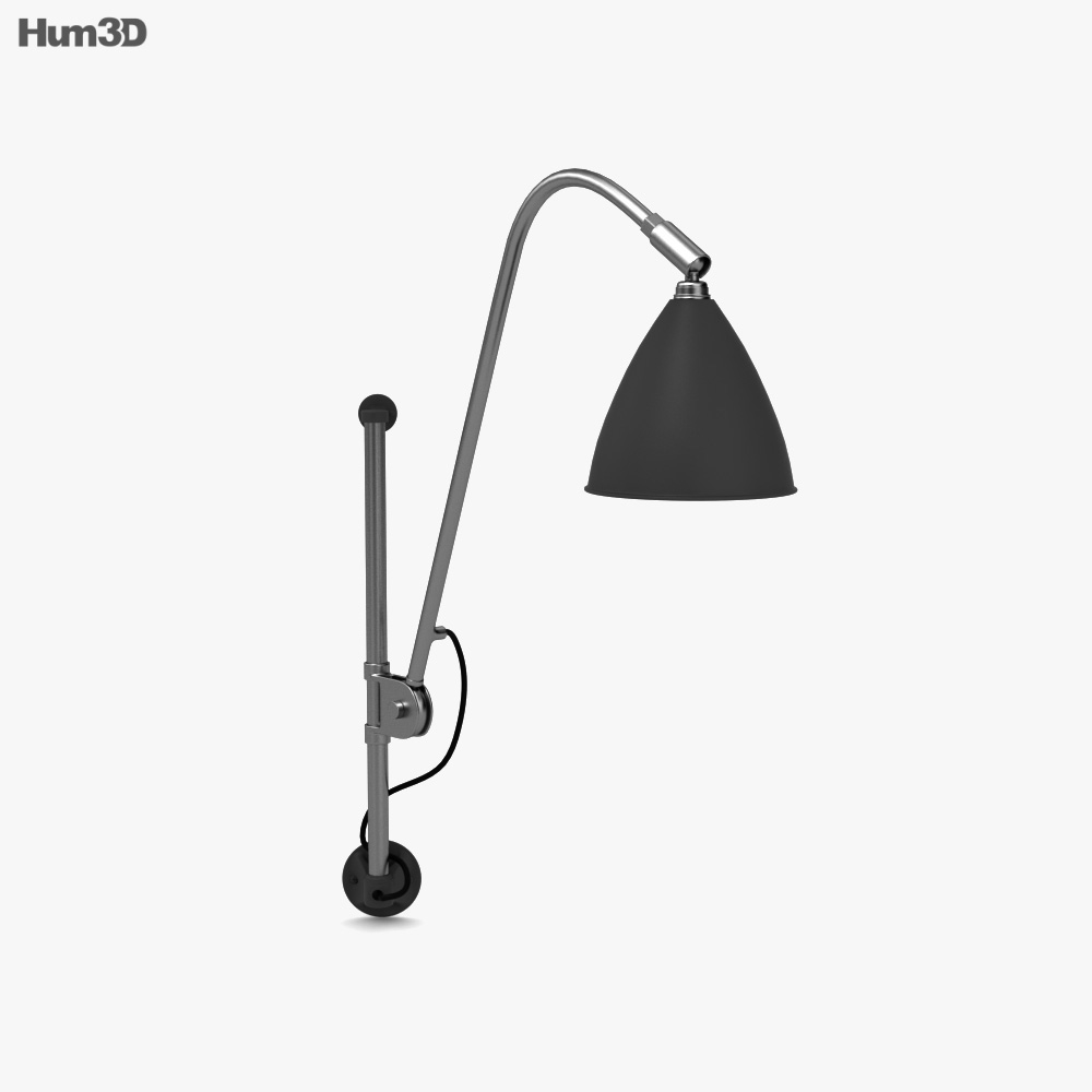 Gubi Bl5 Wall lamp 3D model - Download in MAX, OBJ, FBX, C4D