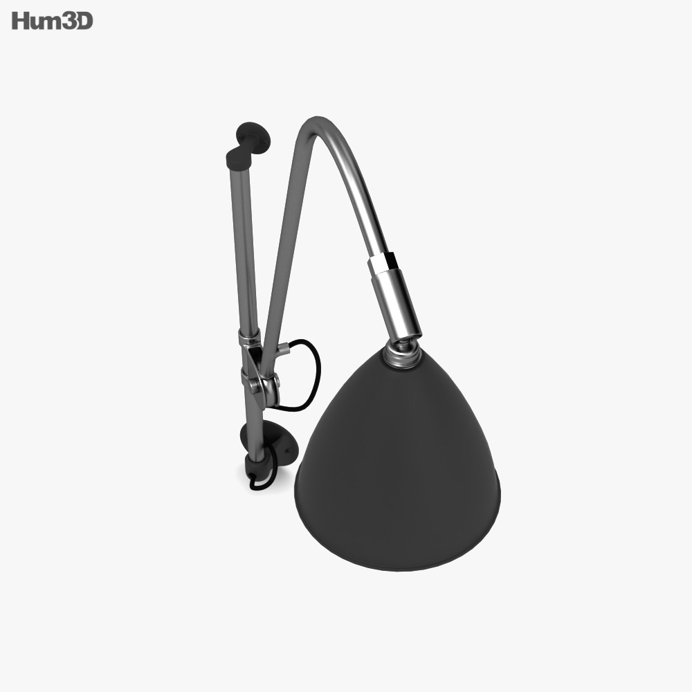 Gubi Bl5 Wall lamp 3D model - Download in MAX, OBJ, FBX, C4D