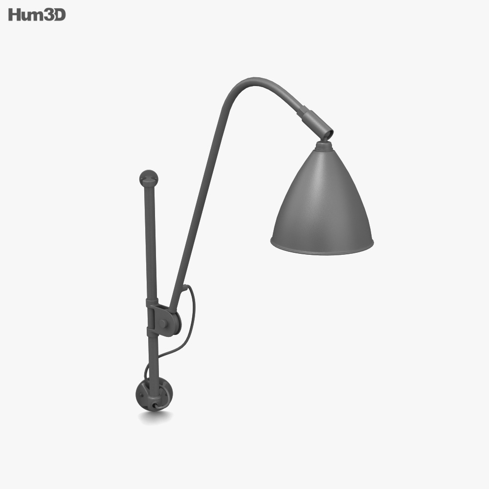 Gubi Bl5 Wall lamp 3D model - Download in MAX, OBJ, FBX, C4D