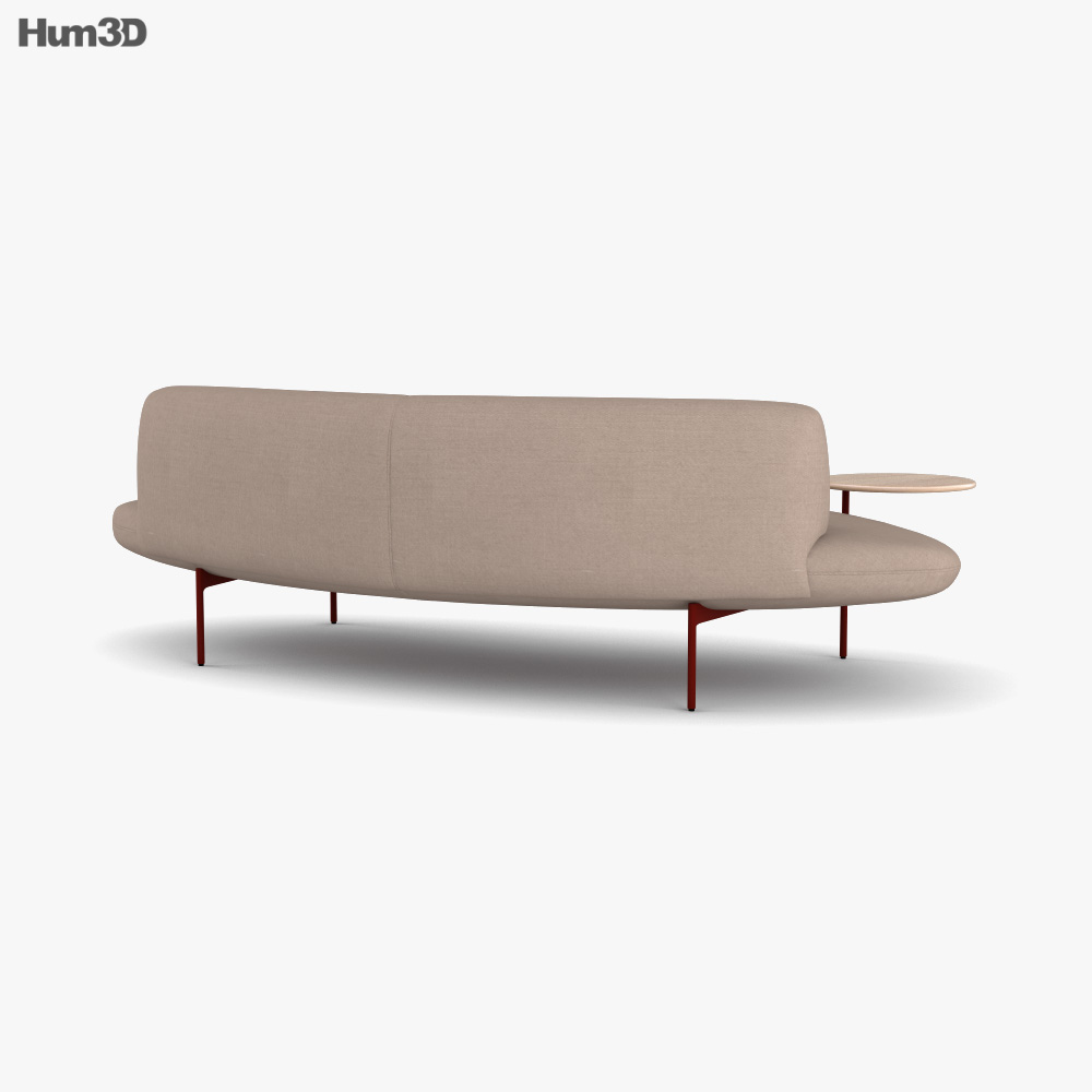 Haworth Openest Feather Sofa 3D model - Download in MAX, OBJ, FBX, C4D