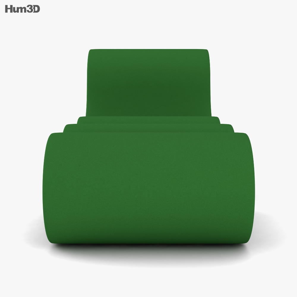 Hay Round One Chair 3D model - Download in MAX, OBJ, FBX, C4D