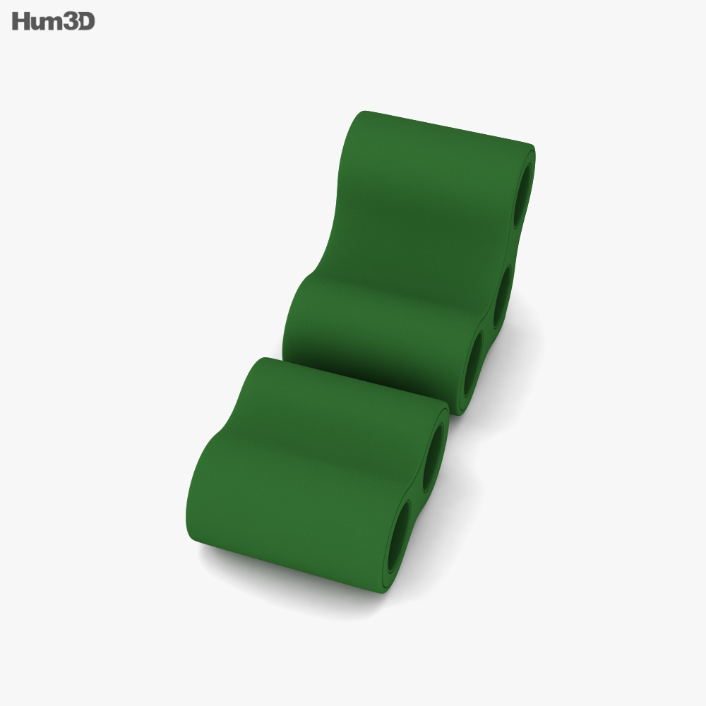 Hay Round One Chair 3D model - Download in MAX, OBJ, FBX, C4D